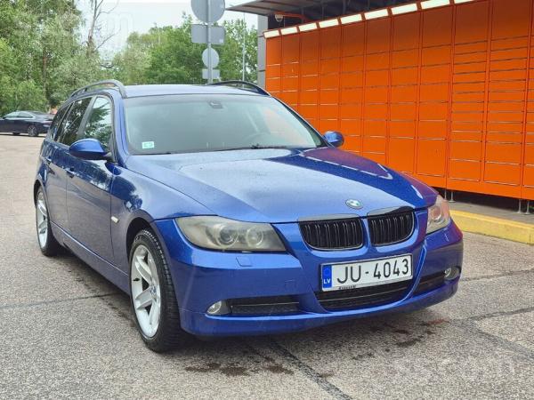 Blue BMW 320 2007 in Riga, with an engine capacity of 2.00 L and mileage of 0 thousand km for 2490 €, photo 3 on AUTOMOTO.COM.LV