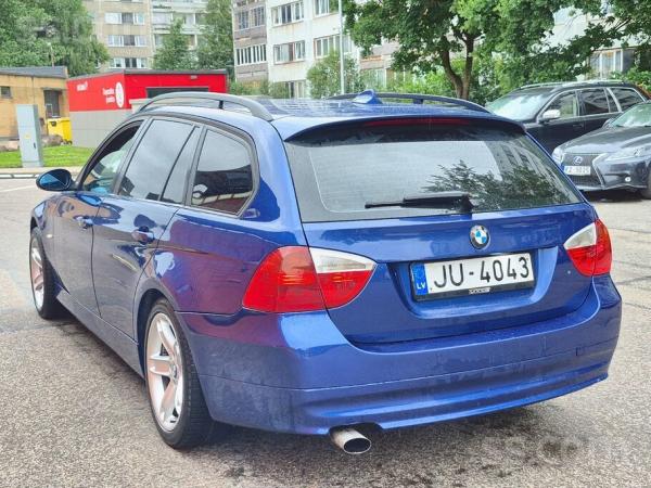 Blue BMW 320 2007 in Riga, with an engine capacity of 2.00 L and mileage of 0 thousand km for 2490 €, photo 6 on AUTOMOTO.COM.LV
