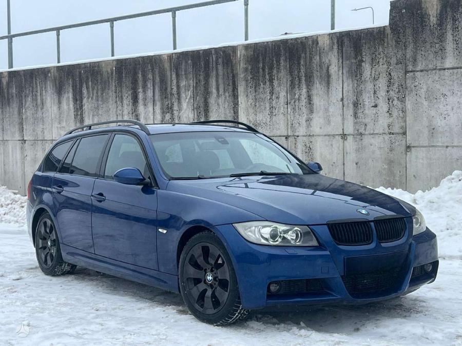 Blue BMW 320 2007 in Vilnius, with an engine capacity of 2.00 L and mileage of 270 thousand km for 3700 €, photo 1 on AUTOMOTO.COM.LV