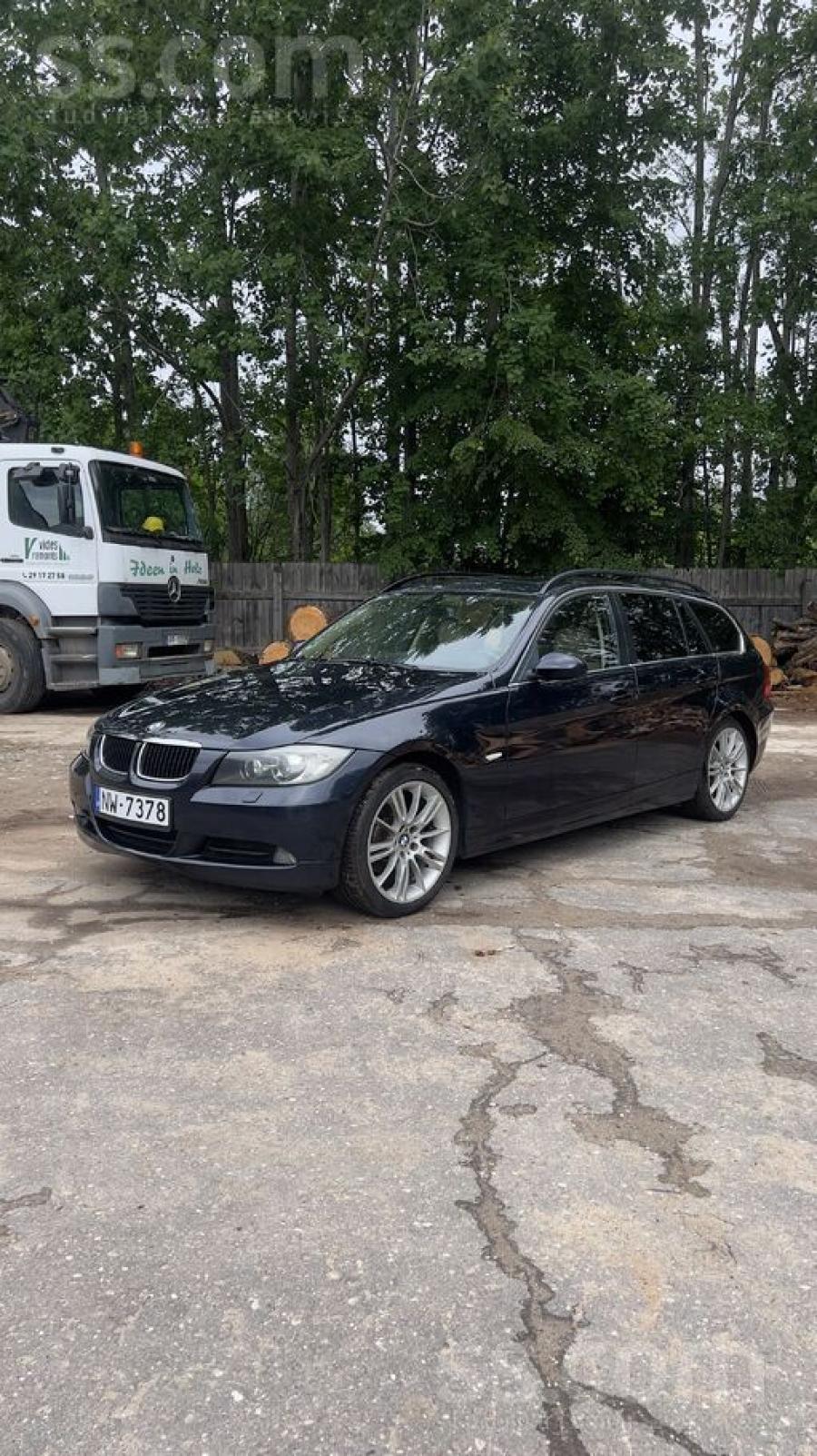 Zils BMW 320 2007 Jūrmala, ar dzinēja tilpumu 2.00 L un nobraukumu 369 tūkst. km par 3500 €, foto 1 vietnē AUTOMOTO.COM.LV