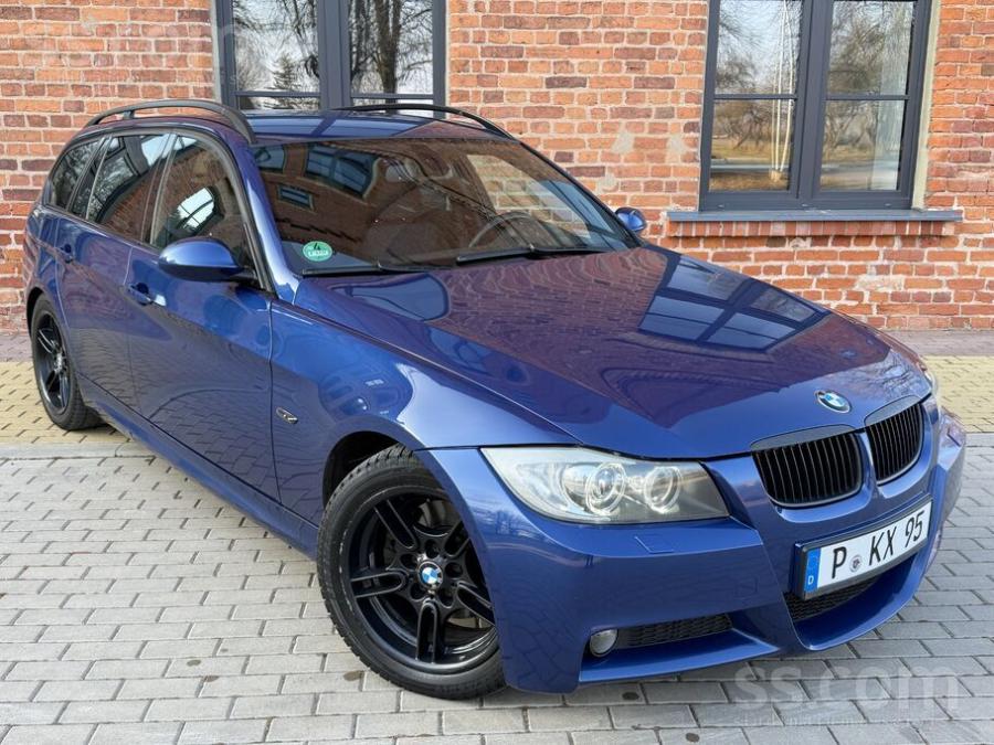 Blue BMW 320 2007 in Riga, with an engine capacity of 2.00 L and mileage of 266 thousand km for 5390 €, photo 3 on AUTOMOTO.COM.LV