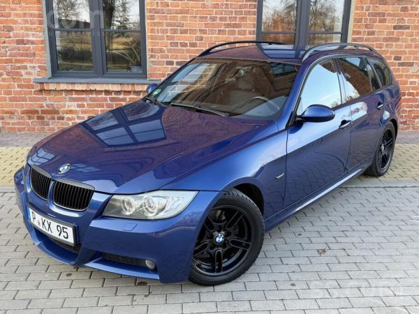 Blue BMW 320 2007 in Riga, with an engine capacity of 2.00 L and mileage of 266 thousand km for 5390 €, photo 3 on AUTOMOTO.COM.LV