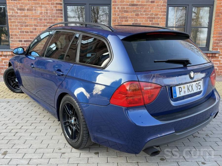 Blue BMW 320 2007 in Riga, with an engine capacity of 2.00 L and mileage of 266 thousand km for 5390 €, photo 5 on AUTOMOTO.COM.LV