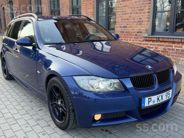 Blue BMW 320 2007 in Riga, with an engine capacity of 2.00 L and mileage of 266 thousand km for 5390 €, photo 7 on AUTOMOTO.COM.LV