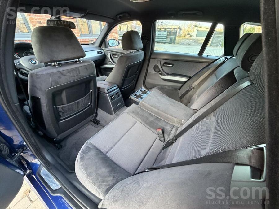 Blue BMW 320 2007 in Riga, with an engine capacity of 2.00 L and mileage of 266 thousand km for 5390 €, photo 14 on AUTOMOTO.COM.LV