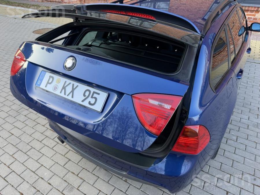 Blue BMW 320 2007 in Riga, with an engine capacity of 2.00 L and mileage of 266 thousand km for 5390 €, photo 27 on AUTOMOTO.COM.LV