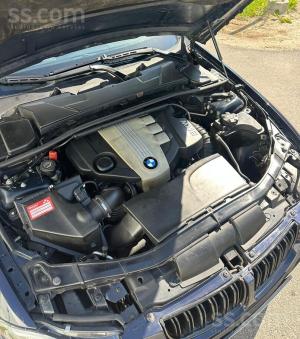 Blue BMW 320 2007 in Riga, with an engine capacity of 2.00 L and mileage of 393 thousand km for 3500 €, photo 10 on AUTOMOTO.COM.LV