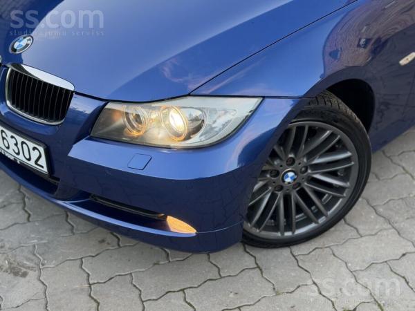 Blue BMW 320 2007 in Jelgava, with an engine capacity of 2.00 L and mileage of 337 thousand km for 5550 €, photo 7 on AUTOMOTO.COM.LV
