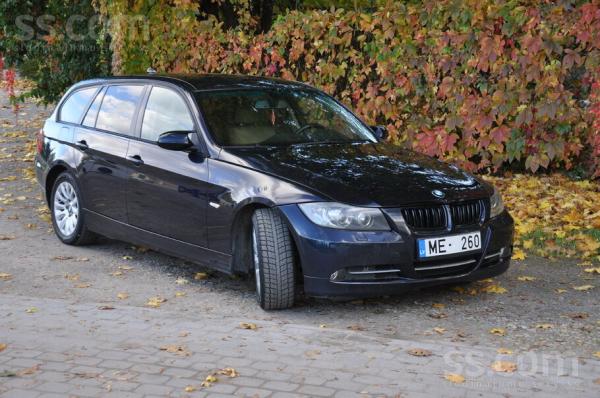 BMW 320 2007 in Riga on AUTOMOTO.COM.LV Blue BMW 320 2007 in Riga, with an engine capacity of 2.00 L and mileage of 372 thousand km for 3250 €, photo 4 on AUTOMOTO.COM.LV