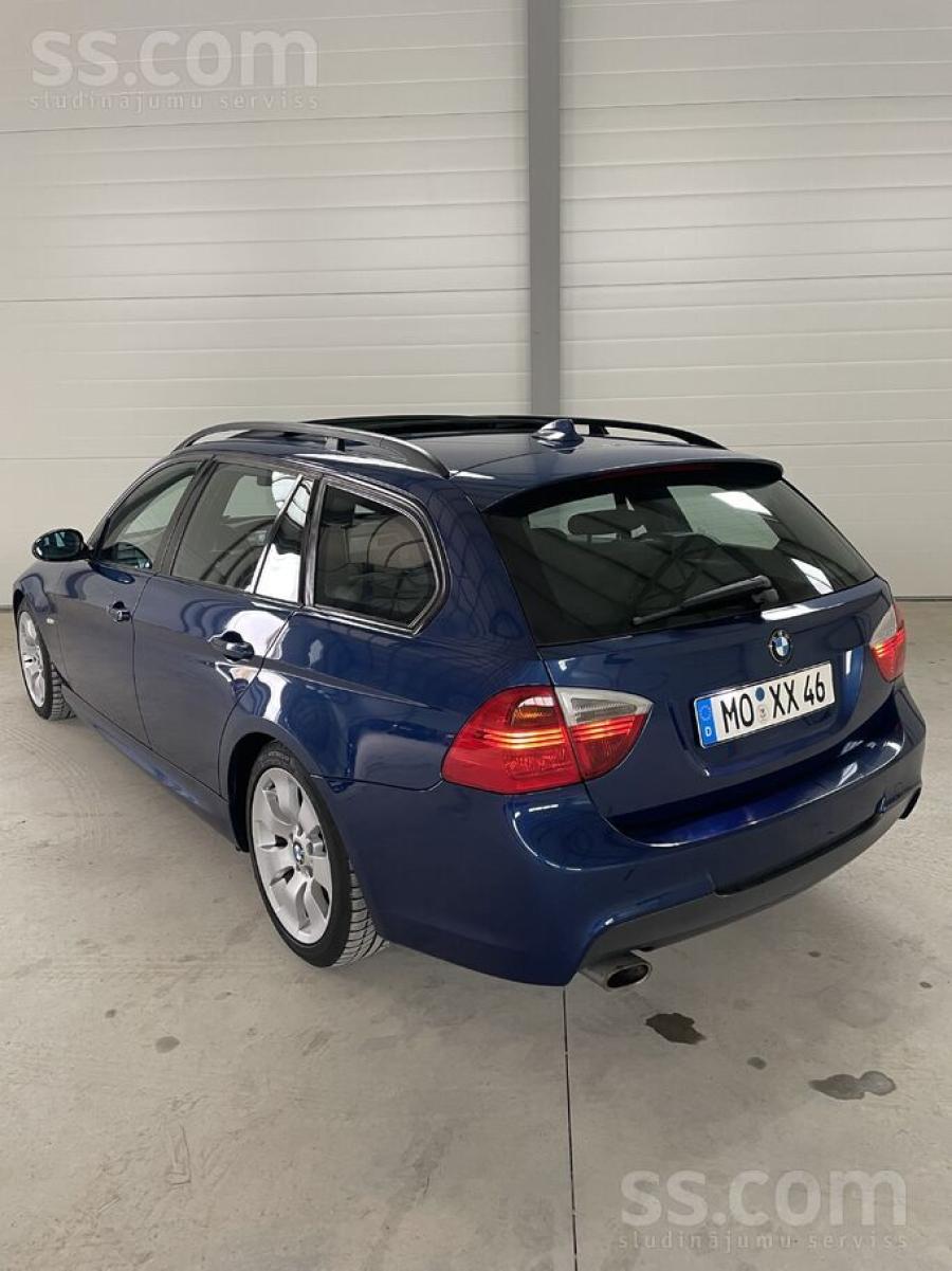 Blue BMW 320 2008 in Balvi, with an engine capacity of 2.00 L and mileage of 309 thousand km for 18200 €, photo 5 on AUTOMOTO.COM.LV