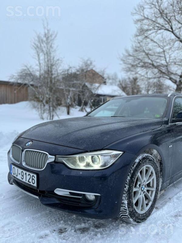 Blue BMW 320 2012 in Riga, with an engine capacity of 2.00 L and mileage of 351 thousand km for 7499 €, photo 4 on AUTOMOTO.COM.LV