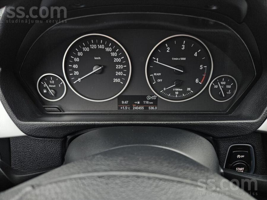 Blue BMW 320 2012 in Jekabpils, with an engine capacity of 2.00 L and mileage of 241 thousand km for 7390 €, photo 36 on AUTOMOTO.COM.LV