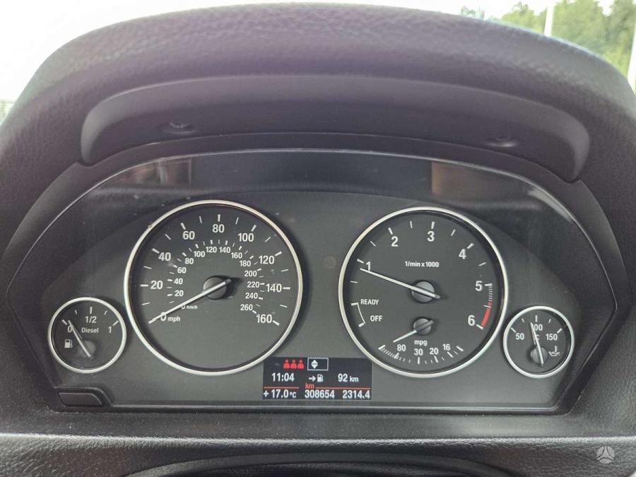 Blue BMW 320 2012 in Siauliai, with an engine capacity of 2.00 L and mileage of 192 thousand km for 2700 €, photo 17 on AUTOMOTO.COM.LV