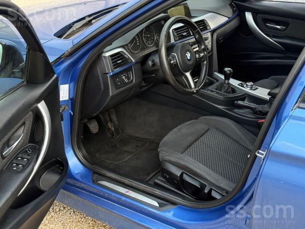 Blue BMW 320 2013 in Riga, with an engine capacity of 2.00 L and mileage of 339 thousand km for 6780 €, photo 7 on AUTOMOTO.COM.LV