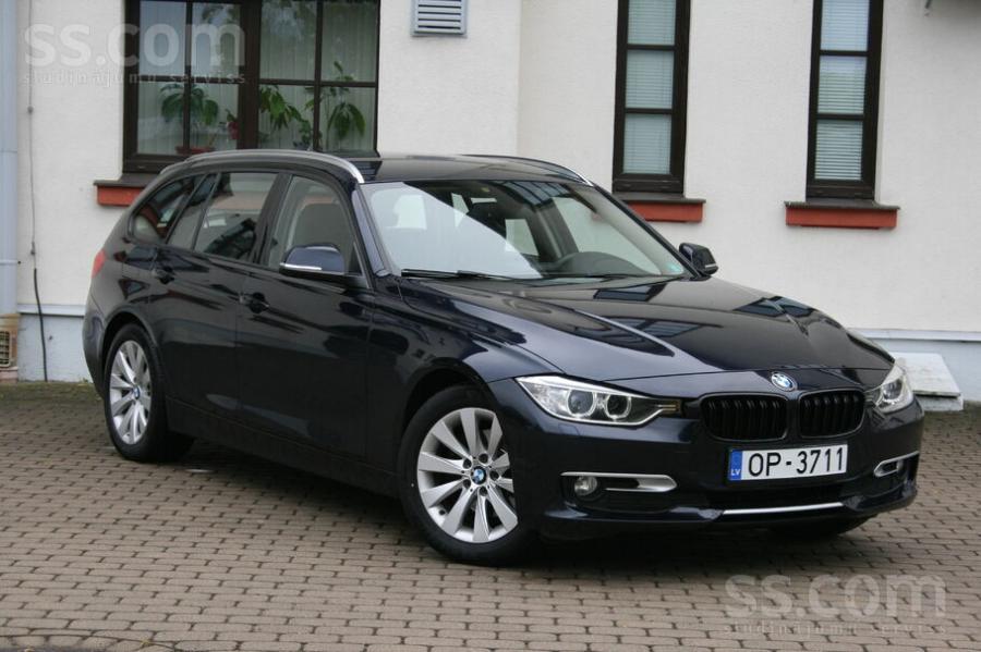 Blue BMW 320 2013 in Jelgava, with an engine capacity of 2.00 L and mileage of 260 thousand km for 8675 €, photo 1 on AUTOMOTO.COM.LV