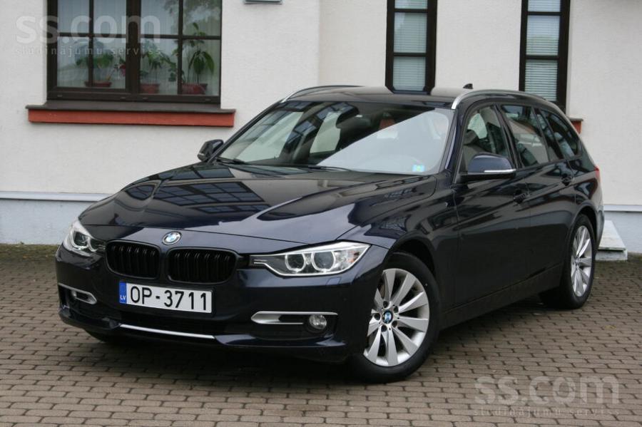 Blue BMW 320 2013 in Jelgava, with an engine capacity of 2.00 L and mileage of 260 thousand km for 8675 €, photo 3 on AUTOMOTO.COM.LV