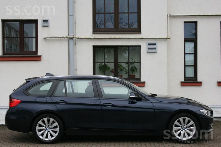 Blue BMW 320 2013 in Jelgava, with an engine capacity of 2.00 L and mileage of 260 thousand km for 8675 €, photo 10 on AUTOMOTO.COM.LV