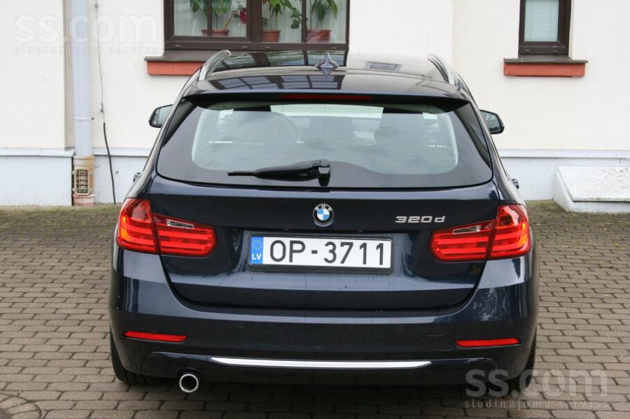 Blue BMW 320 2013 in Jelgava, with an engine capacity of 2.00 L and mileage of 260 thousand km for 8675 €, photo 13 on AUTOMOTO.COM.LV