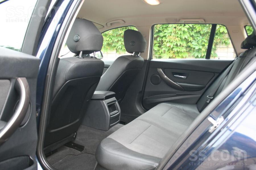 Blue BMW 320 2013 in Jelgava, with an engine capacity of 2.00 L and mileage of 260 thousand km for 8675 €, photo 21 on AUTOMOTO.COM.LV