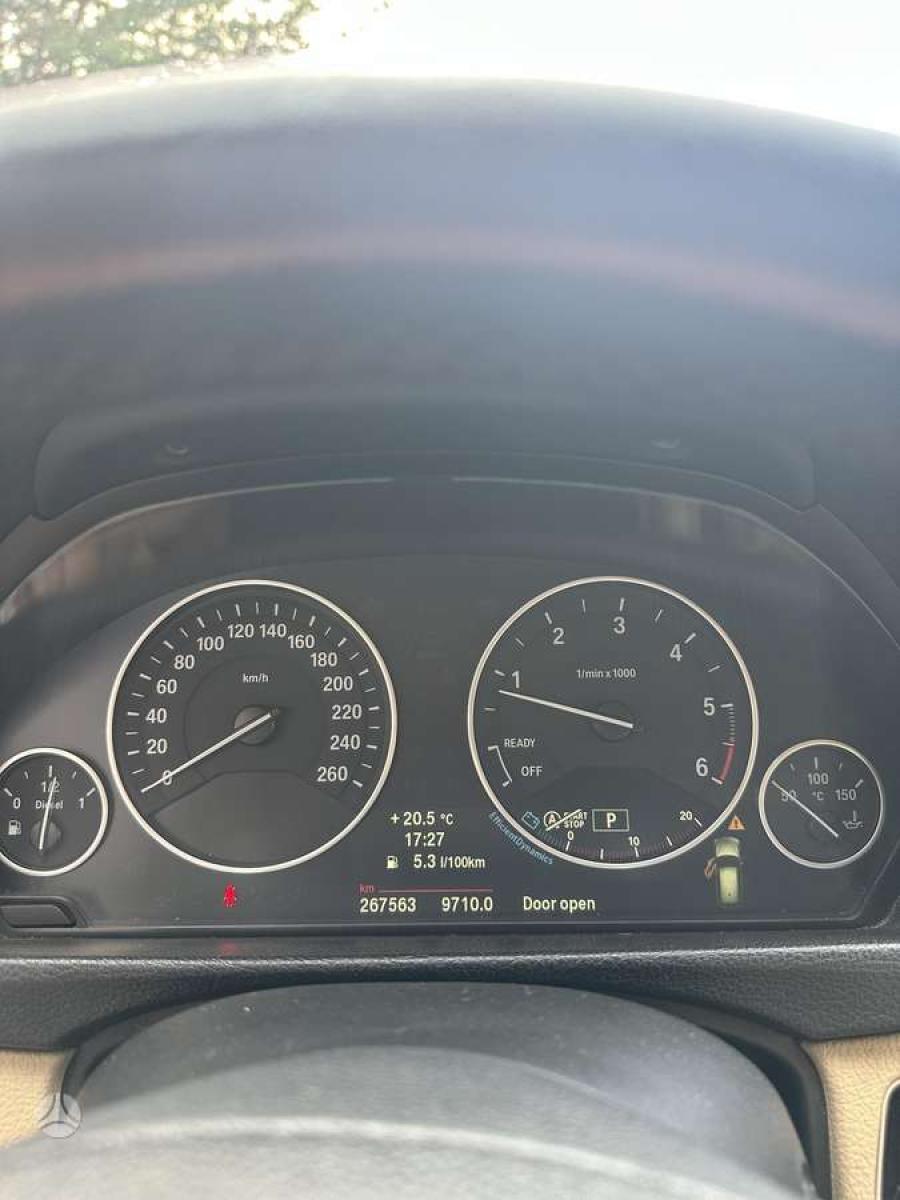 Blue BMW 320 2013 in Vilnius, with an engine capacity of 2.00 L and mileage of 267 thousand km for 7200 €, photo 19 on AUTOMOTO.COM.LV