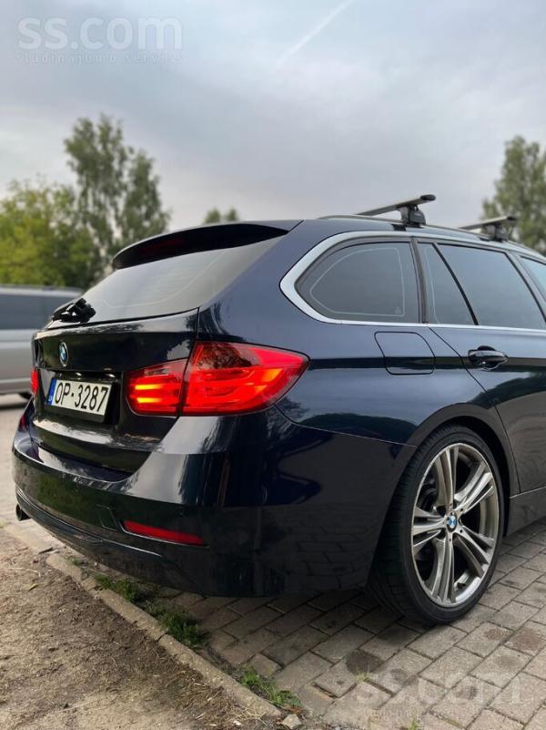 Blue BMW 320 2013 in Riga, with an engine capacity of 2.00 L and mileage of 373 thousand km for 8700 €, photo 9 on AUTOMOTO.COM.LV