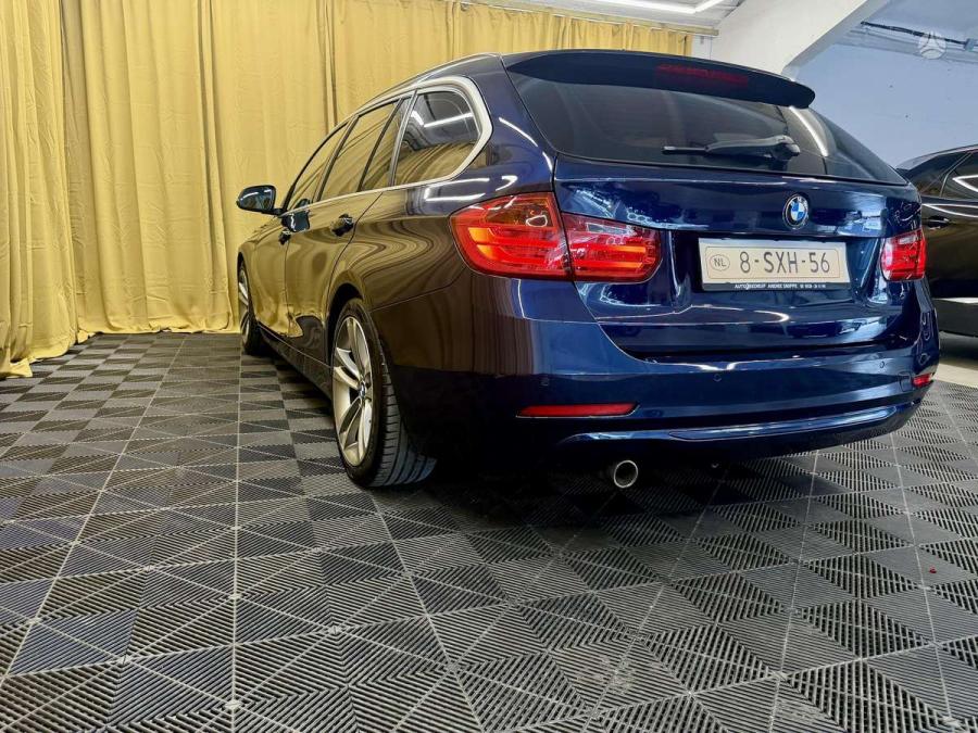 Blue BMW 320 2013 in Kaunas, with an engine capacity of 2.00 L and mileage of 360 thousand km for 7999 €, photo 7 on AUTOMOTO.COM.LV