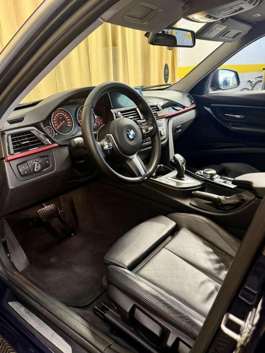 Blue BMW 320 2013 in Kaunas, with an engine capacity of 2.00 L and mileage of 360 thousand km for 7999 €, photo 9 on AUTOMOTO.COM.LV