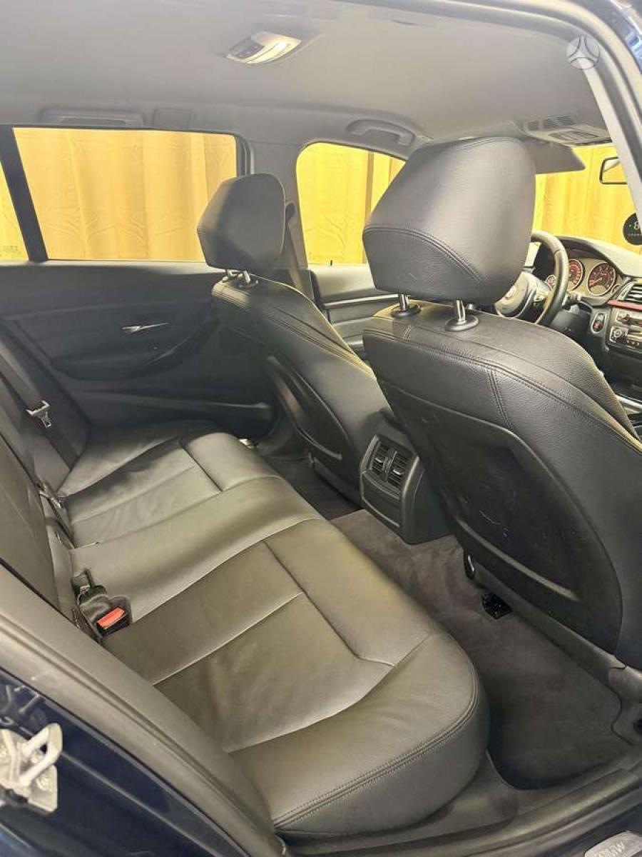 Blue BMW 320 2013 in Kaunas, with an engine capacity of 2.00 L and mileage of 360 thousand km for 7999 €, photo 14 on AUTOMOTO.COM.LV