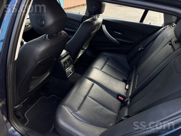 Blue BMW 320 2013 in Riga, with an engine capacity of 2.00 L and mileage of 270 thousand km for 6950 €, photo 10 on AUTOMOTO.COM.LV