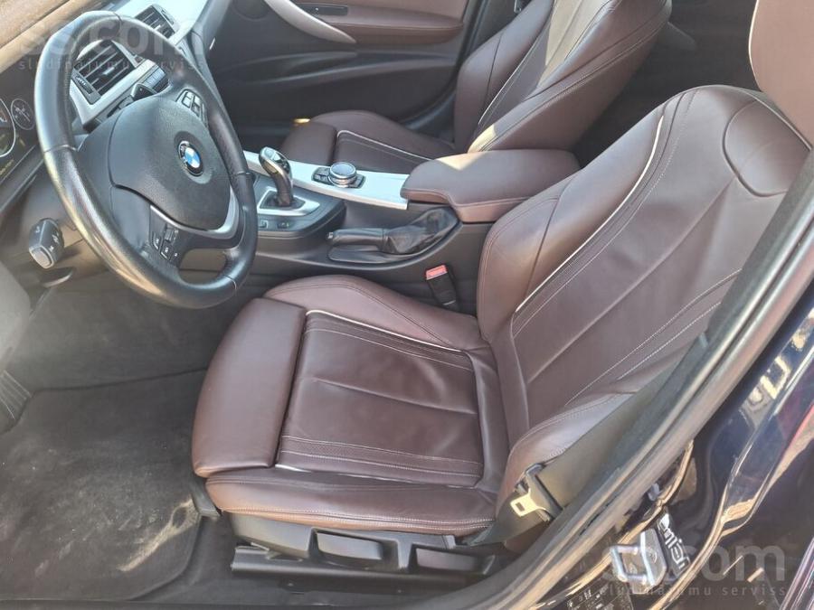 Blue BMW 320 2014 in Riga, with an engine capacity of 2.00 L and mileage of 244 thousand km for 9650 €, photo 8 on AUTOMOTO.COM.LV