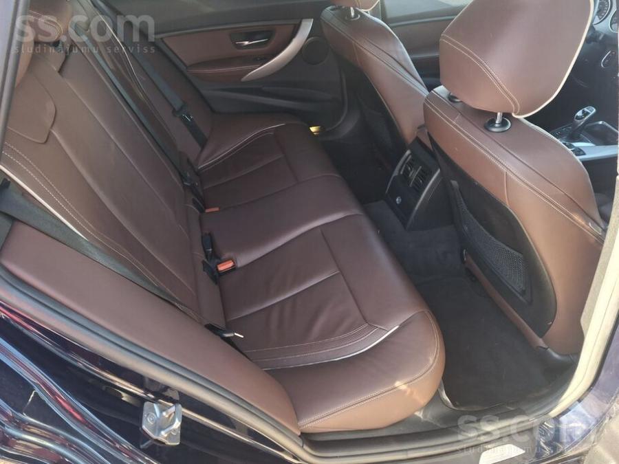 Blue BMW 320 2014 in Riga, with an engine capacity of 2.00 L and mileage of 244 thousand km for 9650 €, photo 14 on AUTOMOTO.COM.LV