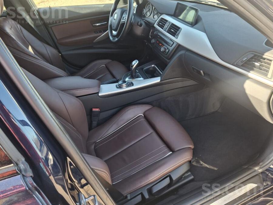 Blue BMW 320 2014 in Riga, with an engine capacity of 2.00 L and mileage of 244 thousand km for 9650 €, photo 15 on AUTOMOTO.COM.LV