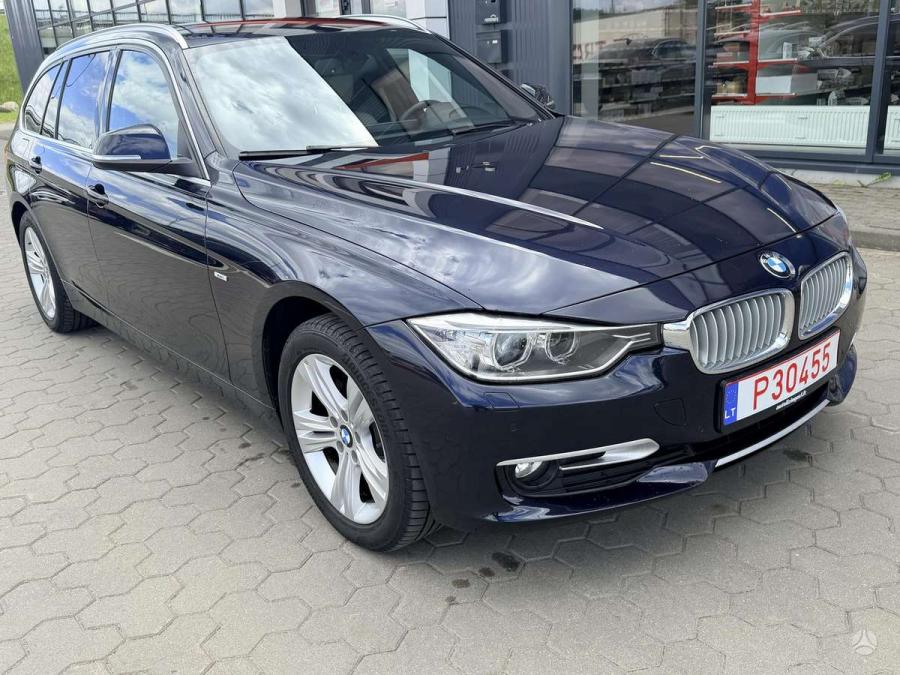 Blue BMW 320 2014 in Vilnius, with an engine capacity of 2.00 L and mileage of 282 thousand km for 9300 €, photo 3 on AUTOMOTO.COM.LV