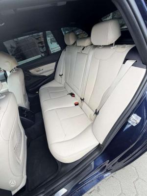 Blue BMW 320 2014 in Vilnius, with an engine capacity of 2.00 L and mileage of 282 thousand km for 9300 €, photo 12 on AUTOMOTO.COM.LV