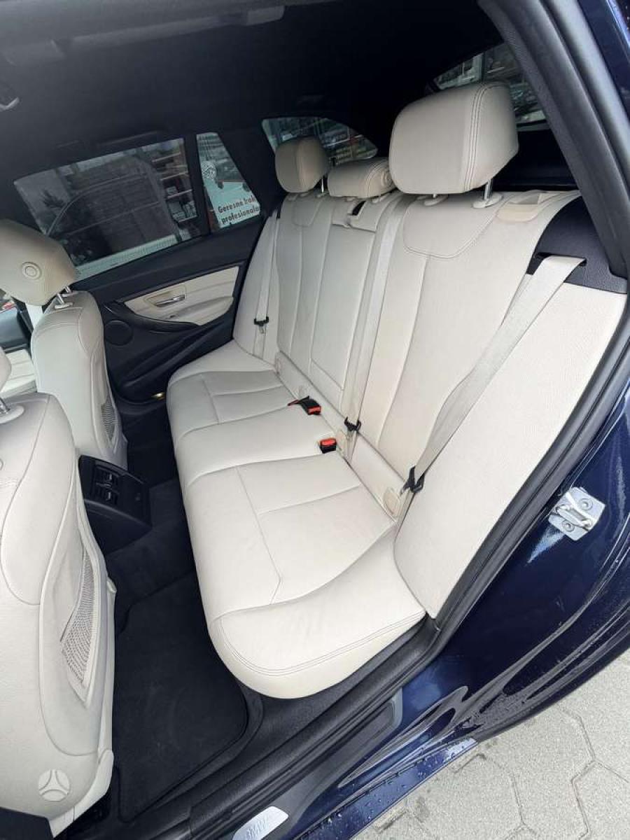 Blue BMW 320 2014 in Vilnius, with an engine capacity of 2.00 L and mileage of 282 thousand km for 9300 €, photo 12 on AUTOMOTO.COM.LV