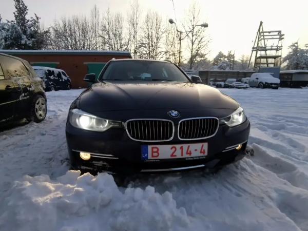 Blue BMW 320 2014 in Kuldiga, with an engine capacity of 2.00 L and mileage of 205 thousand km for 10900 €, photo 4 on AUTOMOTO.COM.LV