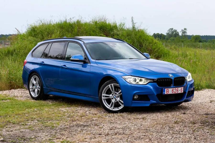 Blue BMW 320 2014 in Riga, with an engine capacity of 2.00 L and mileage of 270 thousand km for 11995 €, photo 1 on AUTOMOTO.COM.LV