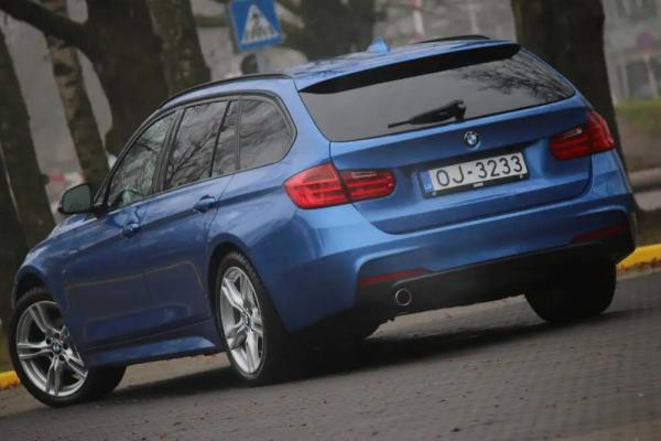 Blue BMW 320 2014 in Riga, with an engine capacity of 2.00 L and mileage of 264 thousand km for 11290 €, photo 4 on AUTOMOTO.COM.LV