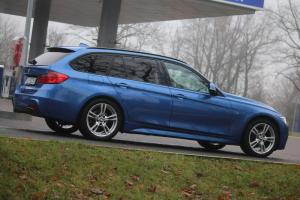 Blue BMW 320 2014 in Riga, with an engine capacity of 2.00 L and mileage of 264 thousand km for 11290 €, photo 8 on AUTOMOTO.COM.LV
