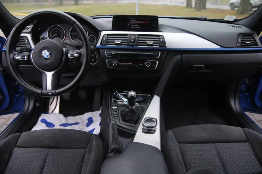 Blue BMW 320 2014 in Riga, with an engine capacity of 2.00 L and mileage of 264 thousand km for 11290 €, photo 13 on AUTOMOTO.COM.LV