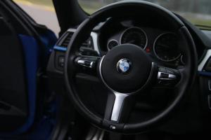 Blue BMW 320 2014 in Riga, with an engine capacity of 2.00 L and mileage of 264 thousand km for 11290 €, photo 14 on AUTOMOTO.COM.LV