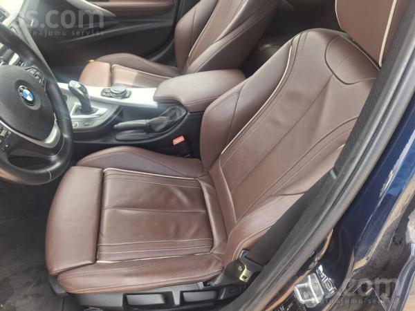 Blue BMW 320 2014 in Riga, with an engine capacity of 2.00 L and mileage of 244 thousand km for 9450 €, photo 7 on AUTOMOTO.COM.LV