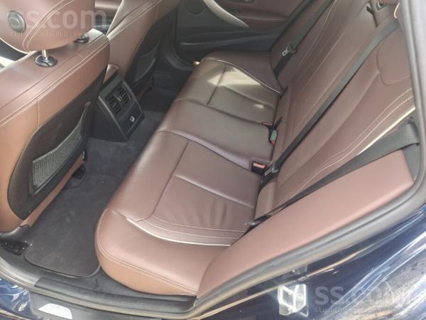 Blue BMW 320 2014 in Riga, with an engine capacity of 2.00 L and mileage of 244 thousand km for 9450 €, photo 10 on AUTOMOTO.COM.LV