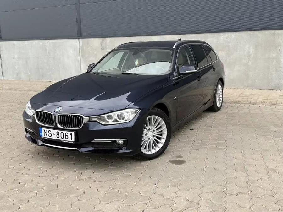 Blue BMW 320 2014 in Riga, with an engine capacity of 2.00 L and mileage of 229 thousand km for 5000 €, photo 1 on AUTOMOTO.COM.LV