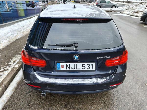 Blue BMW 320 2015 in Vilnius, with an engine capacity of 2.00 L and mileage of 282 thousand km for 4450 €, photo 6 on AUTOMOTO.COM.LV