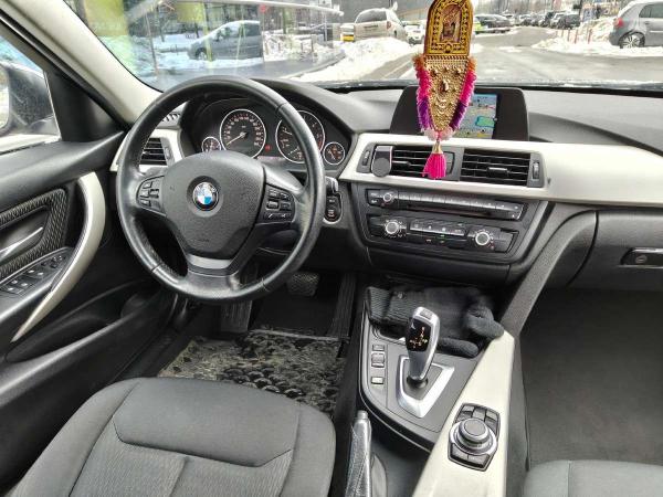 Blue BMW 320 2015 in Vilnius, with an engine capacity of 2.00 L and mileage of 282 thousand km for 4450 €, photo 10 on AUTOMOTO.COM.LV