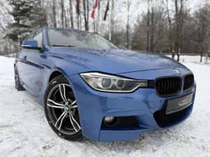Blue BMW 320 2015 in Kazlu Ruda, with an engine capacity of 2.00 L and mileage of 341 thousand km for 8999 €, photo  on AUTOMOTO.COM.LV