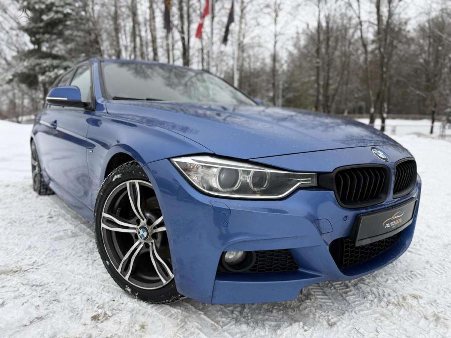 Blue BMW 320 2015 in Kazlu Ruda, with an engine capacity of 2.00 L and mileage of 341 thousand km for 8999 €, photo 1 on AUTOMOTO.COM.LV