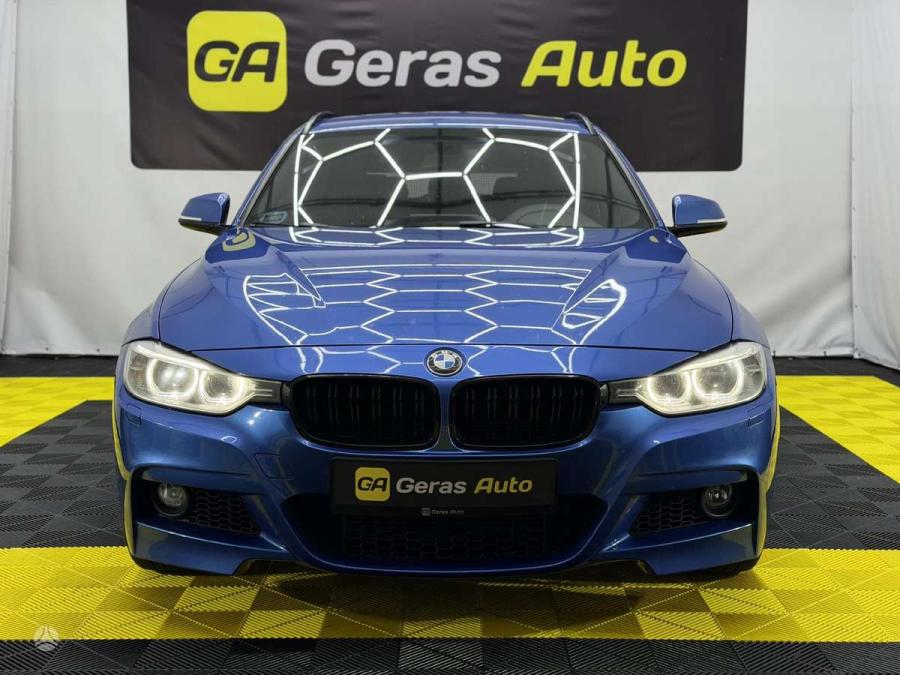 Blue BMW 320 2015 in Vilnius, with an engine capacity of 2.00 L and mileage of 158 thousand km for 13490 €, photo 2 on AUTOMOTO.COM.LV