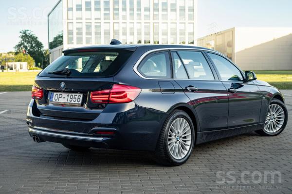 Blue BMW 320 2015 in Riga, with an engine capacity of 2.00 L and mileage of 219 thousand km for 12550 €, photo 5 on AUTOMOTO.COM.LV